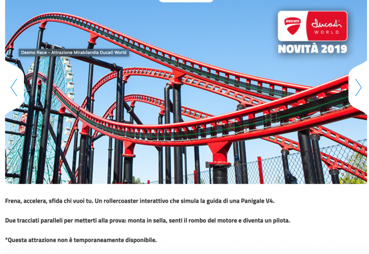 Ducati Desmo Race fermo ai box a Mirabilandia - Motospia