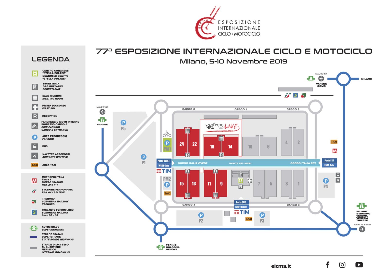 77°EICMA-MOTOLIVE floorplan 5-7.2019 - Motospia